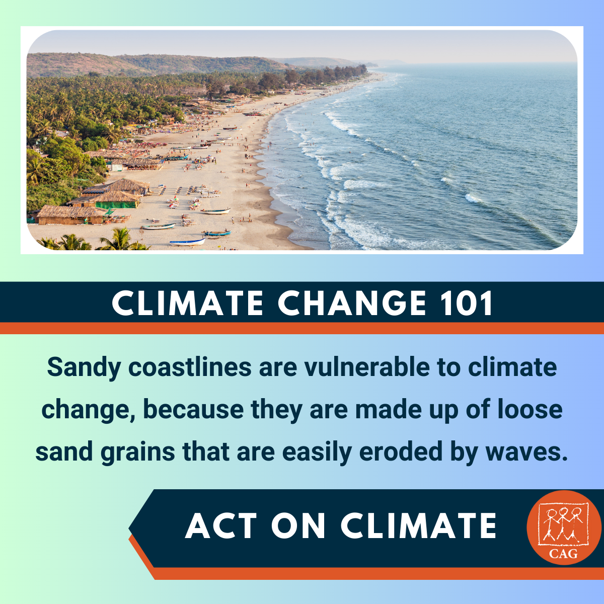 Climate Change - Impact on sandy coastal lines | CAG