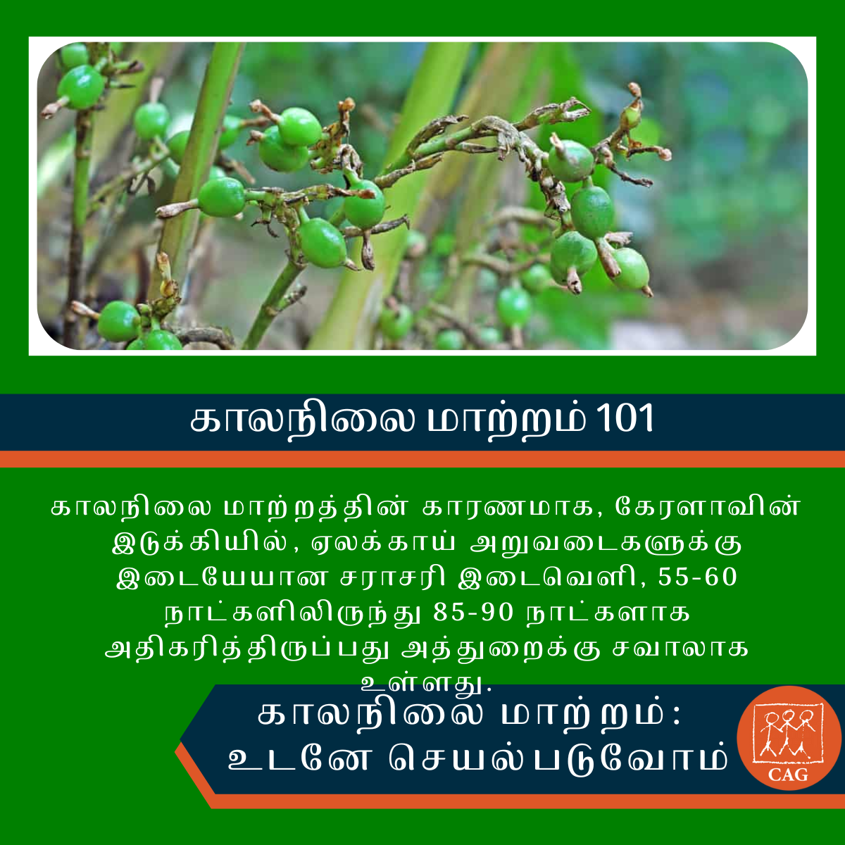 Climate Change - Non-conducive climatic conditions | CAG