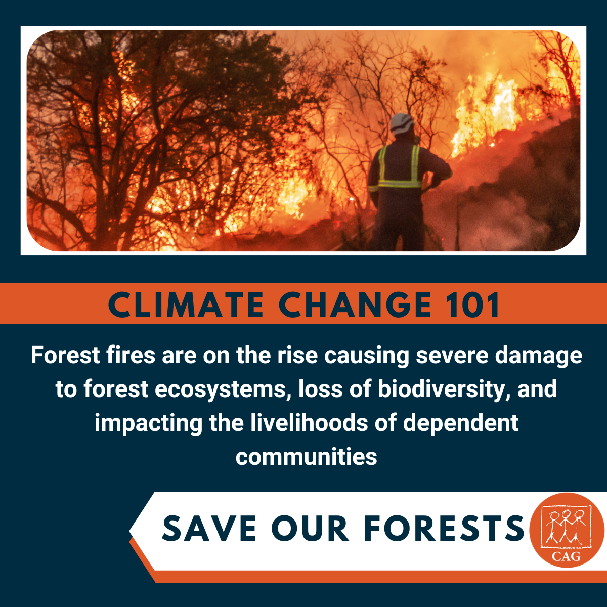 Climate Change - Increase in forest fires | CAG