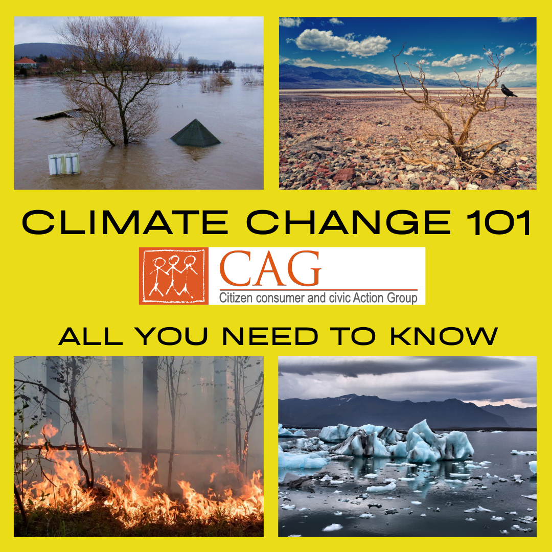 Climate Change - Source of Greenhouse gases in atmosphere | CAG
