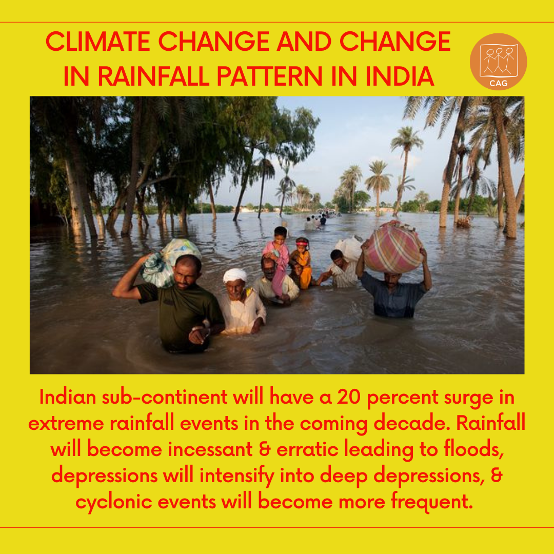 Climate Change - Rainfall pattern in India | CAG