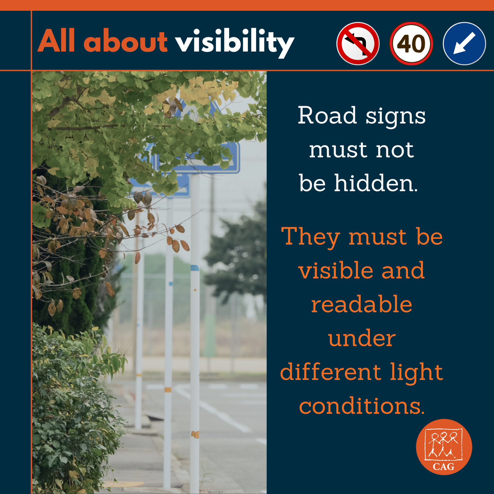 Road Safety - Visibility of road signs | CAG