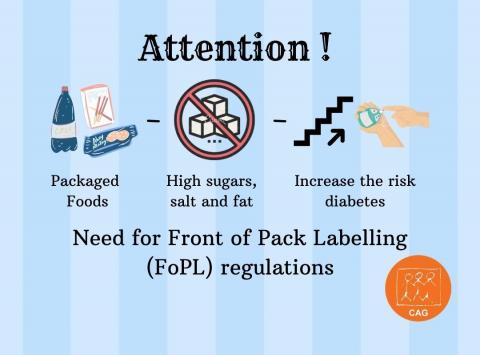 Diabetes and Front of Pack Labels | CAG